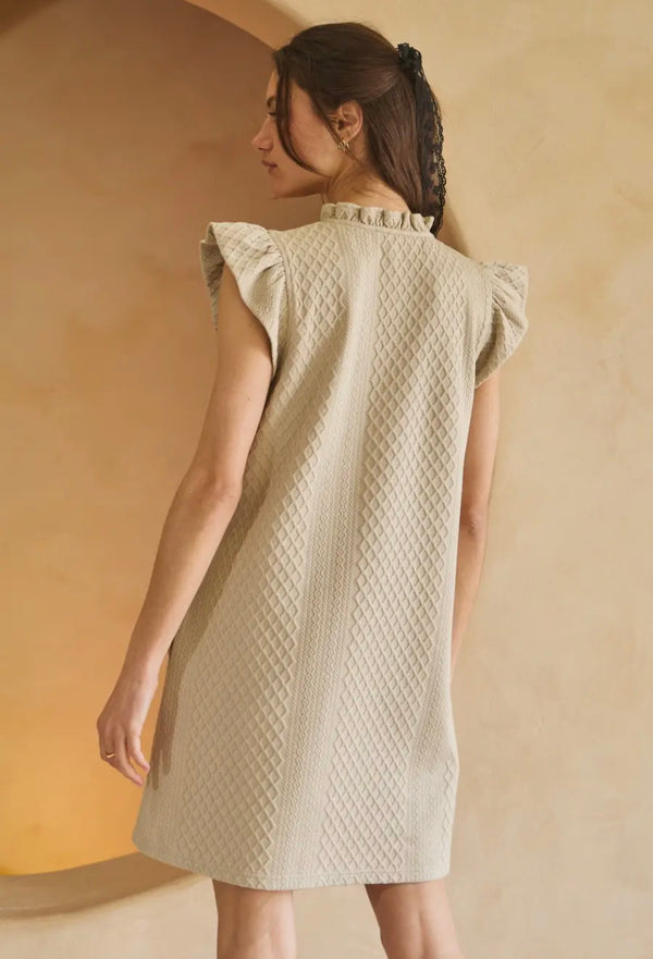 Effortless Grace Mini Dress - Prim Boutique